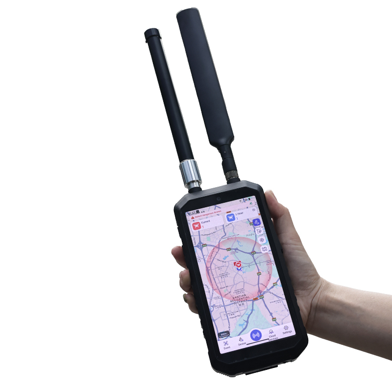 Portable Handheld Drone Detection Device with 380W Total Output Power ...