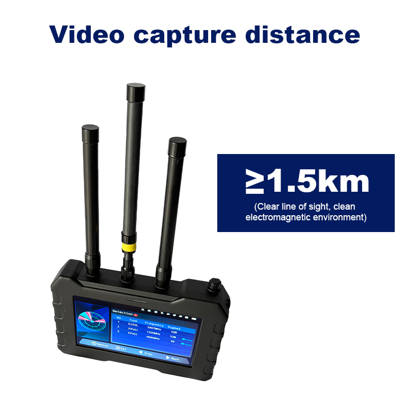 TTSK-G01 Portable Drone Detector with 1.5km FPV Video Capture